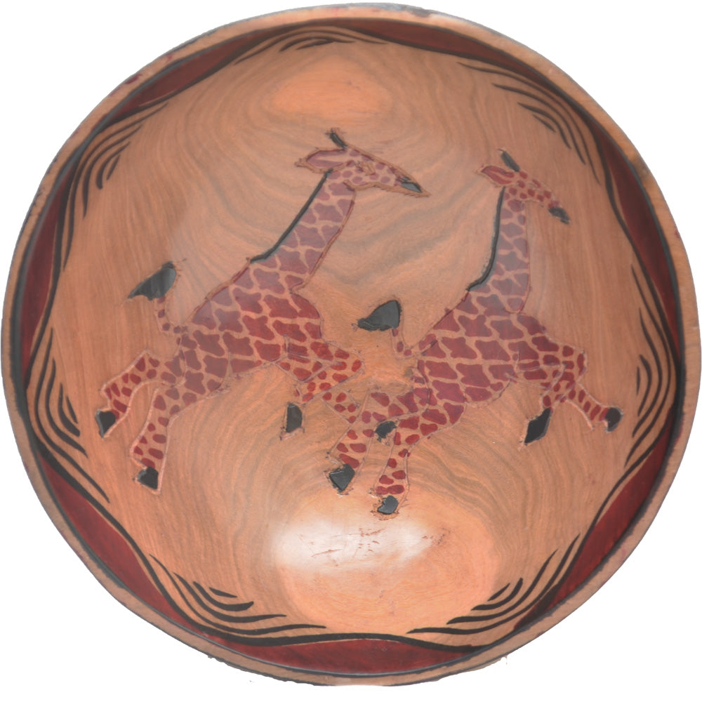 Large round Rosewood bowl – Zambezi Craft